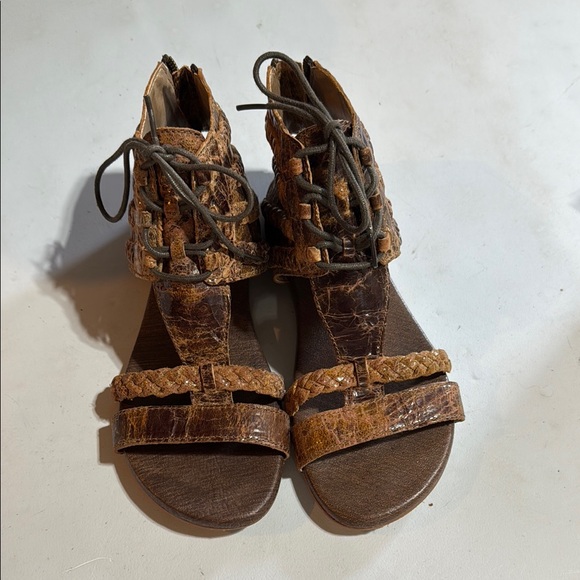 ROAN | Shoes | Roan Poppy Brown Leather Sandals | Poshmark